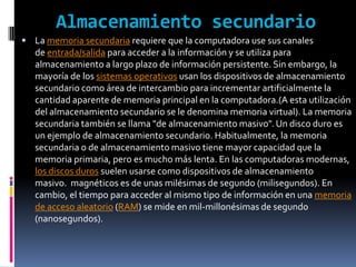 Memoria informática | PPTX
