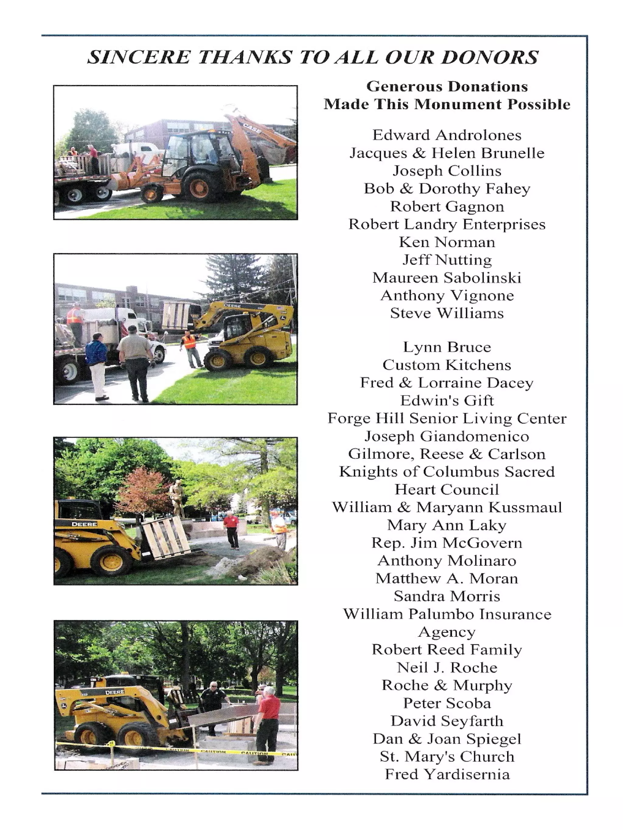 Franklin Veterans Memorial - Dedication Program | PPT