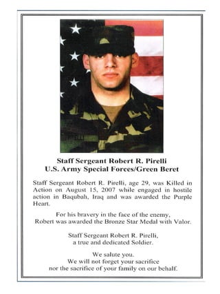 Franklin Veterans Memorial - Dedication Program | PPT