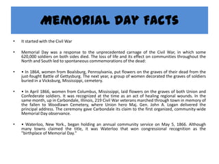 Memorial day presentation | PPTX