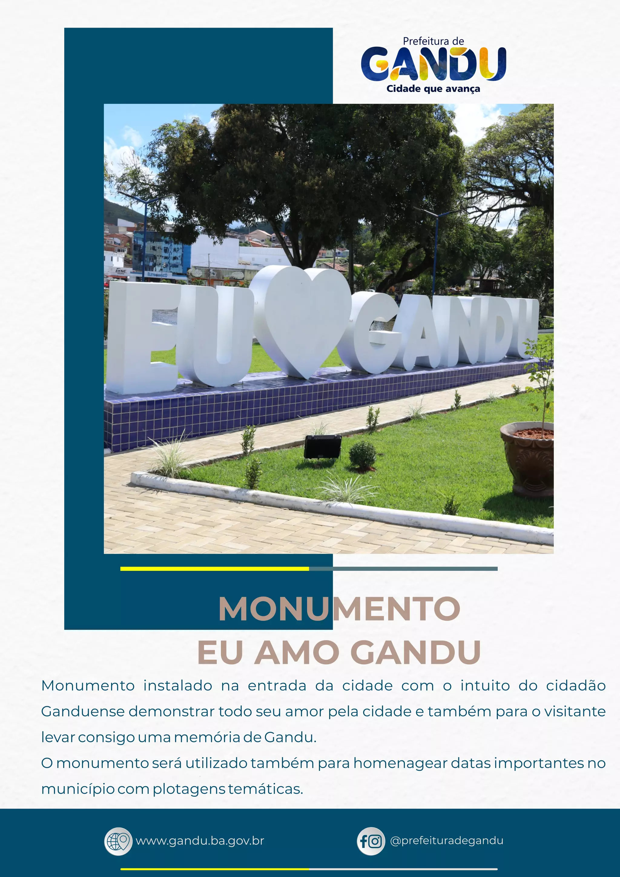 Memorial entrada da cidade de gandu | PDF