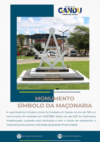 Memorial entrada da cidade de gandu | PDF