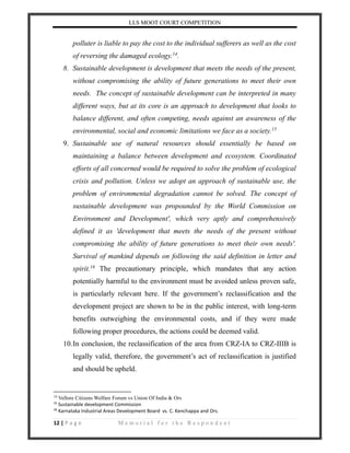 Memorial for the Respondent (Venkatesh Gaikwad) | PDF