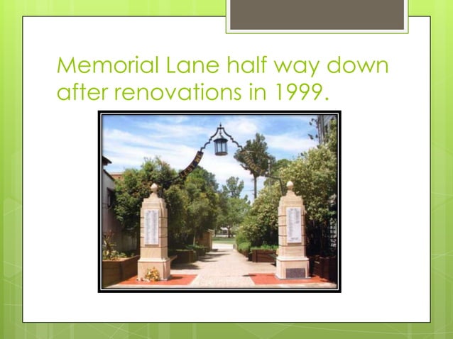 Memorial lanepowerpoint | PPTX