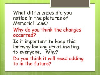 Memorial lanepowerpoint | PPTX