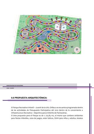 Memoria parque infantil | PDF