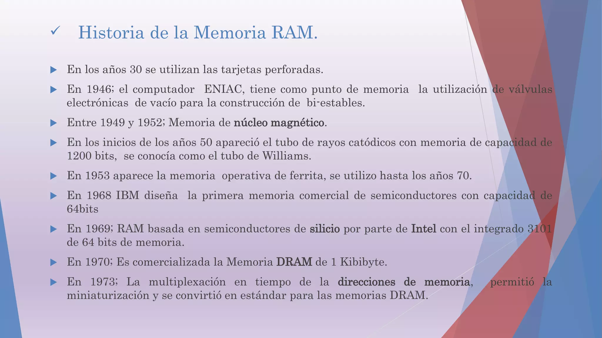 MEMORIA RAM | PPTX