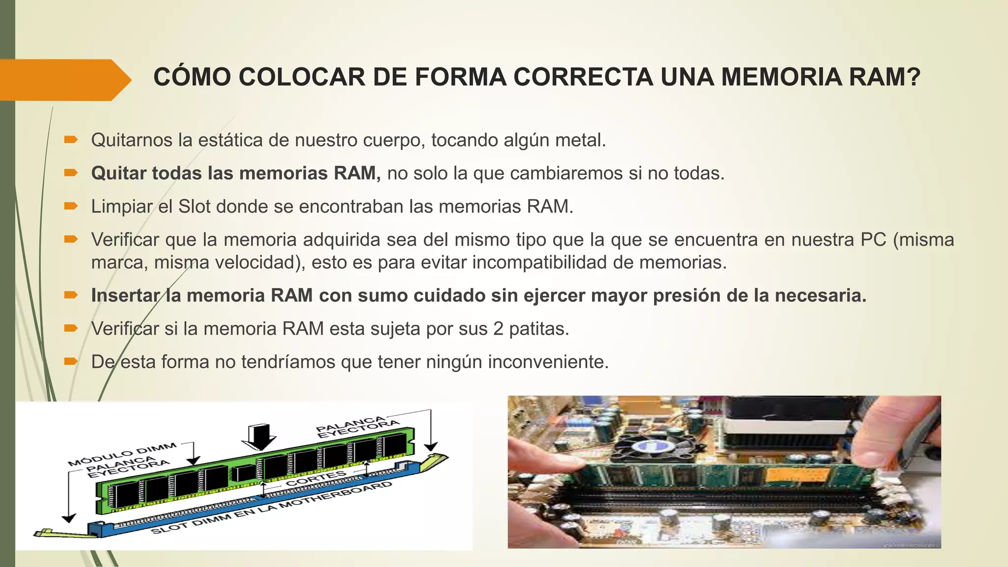 Memoria ram rom | PPTX