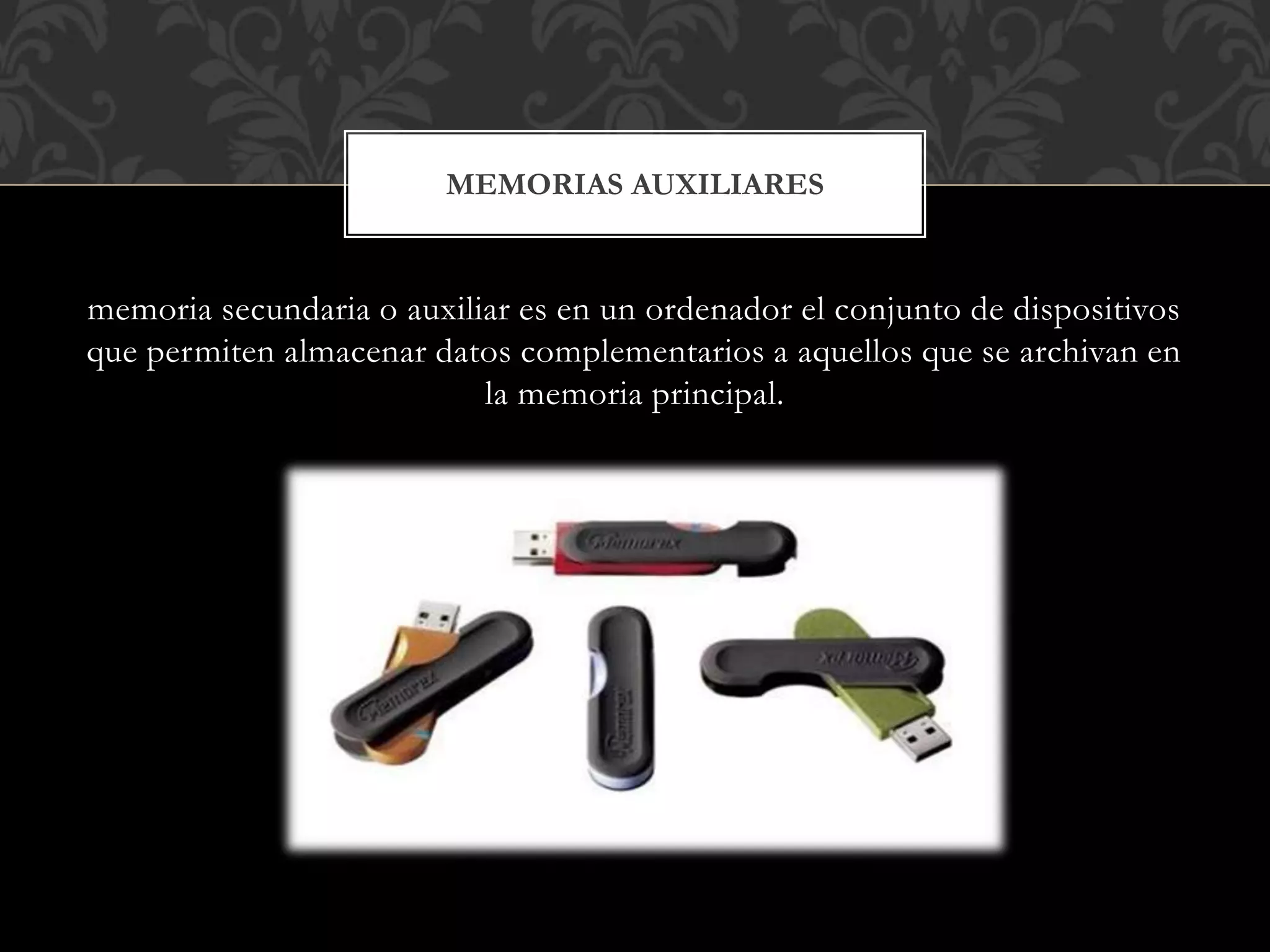 Memoria+ram+ rom-+cache+y+memorias+auxiliares | PPTX | Data Storage and ...