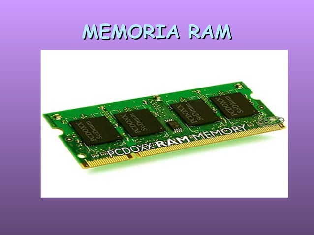 Memoria Ram Y Rom | PPT | Descarga Gratuita