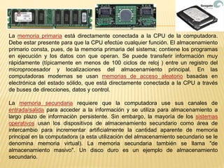 Memorias de computadora por Cesar Abel Honores Gil | PPTX