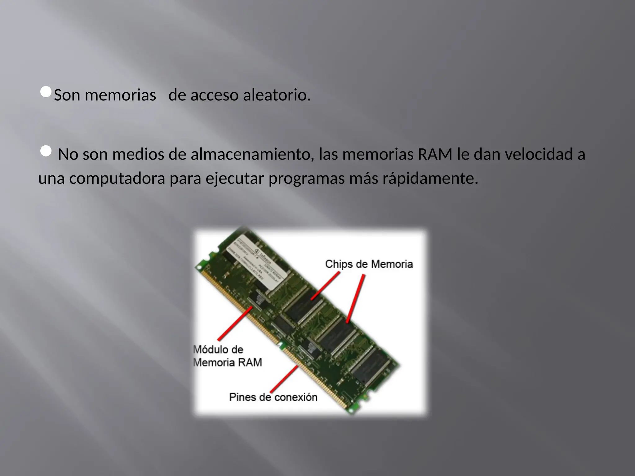 Memorias de un ordenador y sus partes.ppt