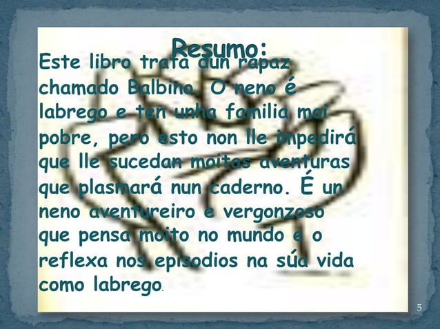 Memorias dun neno labrego | PPT