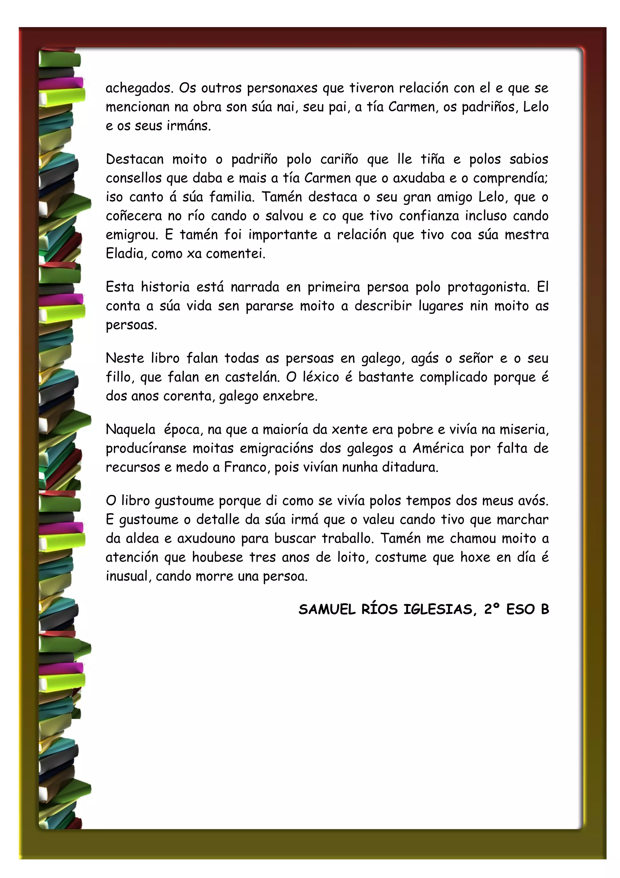 Memorias dun neno labrego | DOC