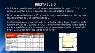 Memorias en circuitos digitales de electronica | PPTX