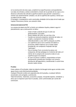 Memoria técnica de los estudios hidrosanitarios | DOCX