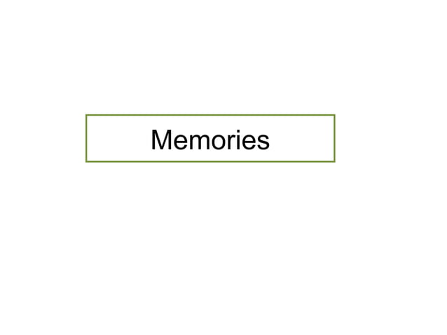 Memories | PPT