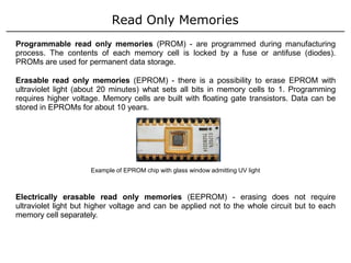 memories.pptx | Data Storage and Warehousing | Computing