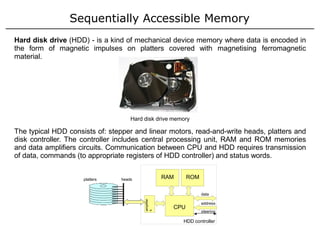 memories.pptx | Data Storage and Warehousing | Computing