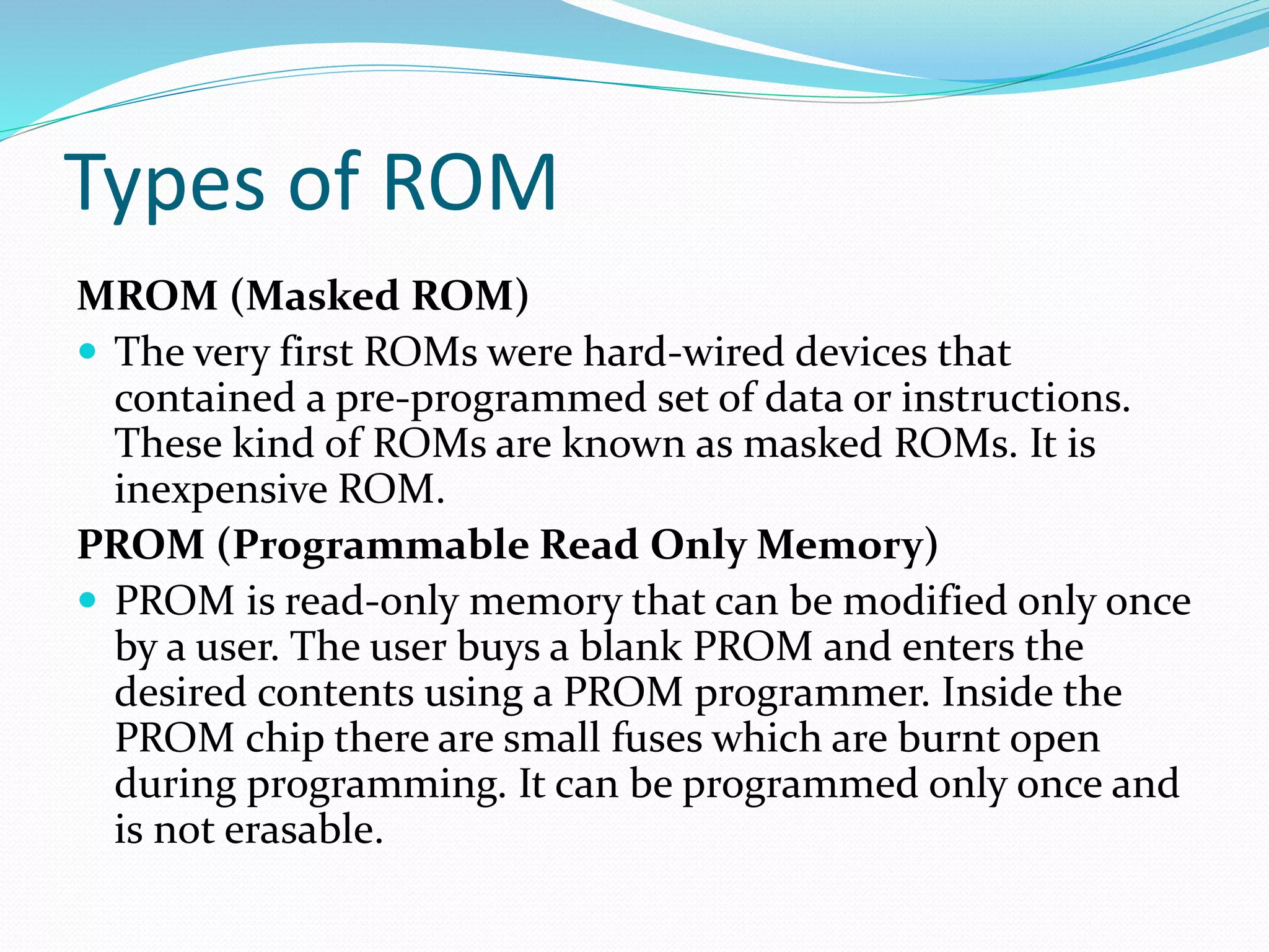 Memories in digital electronics | PPTX