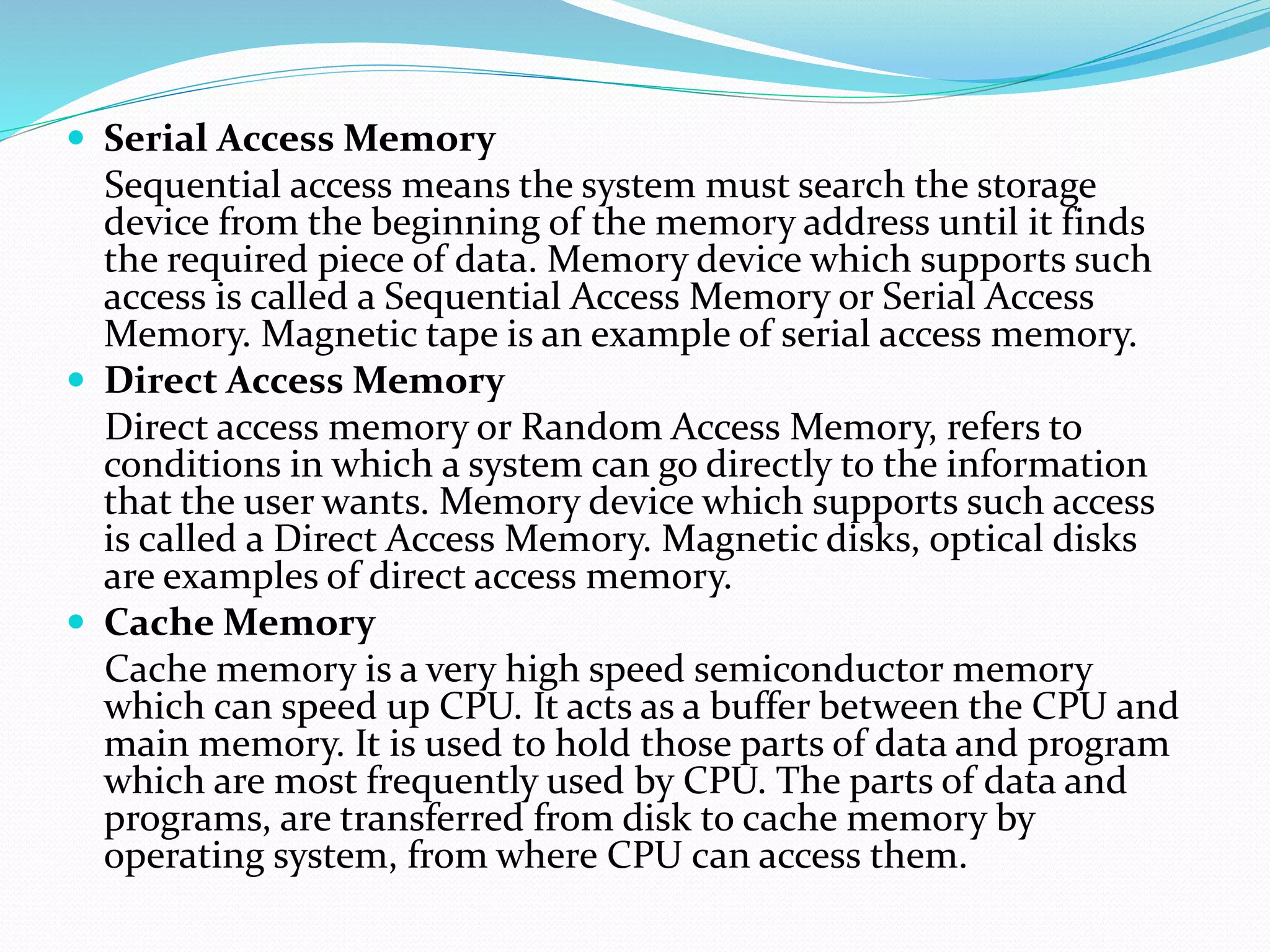 Memories in digital electronics | PPTX
