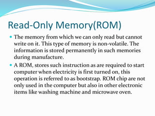 Memories in digital electronics | PPTX | Data Storage and Warehousing ...