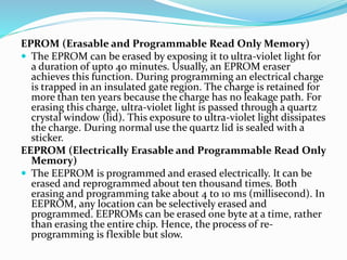 Memories in digital electronics | PPTX