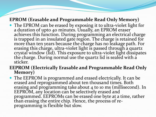 Memories in digital electronics | PPTX | Data Storage and Warehousing ...