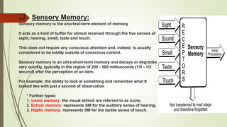 'Memories' in the light of psychology | PPTX