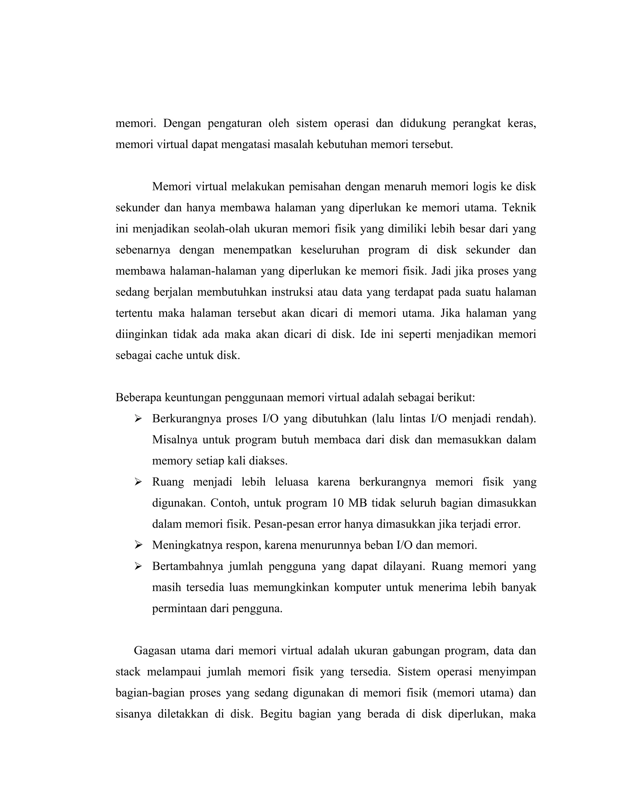 Memori virtual | DOC