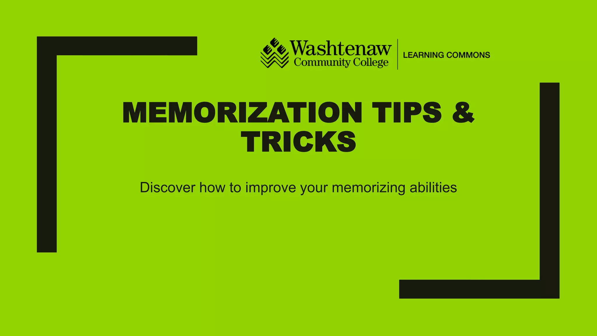 Memorization strategies [autosaved] | PPTX