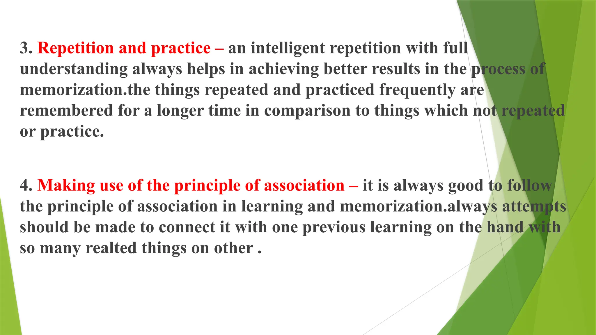 Memorization Techniques AND ITS TYPES .pptx