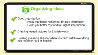 Organizing Ideas - アイデアを整理する | PPT
