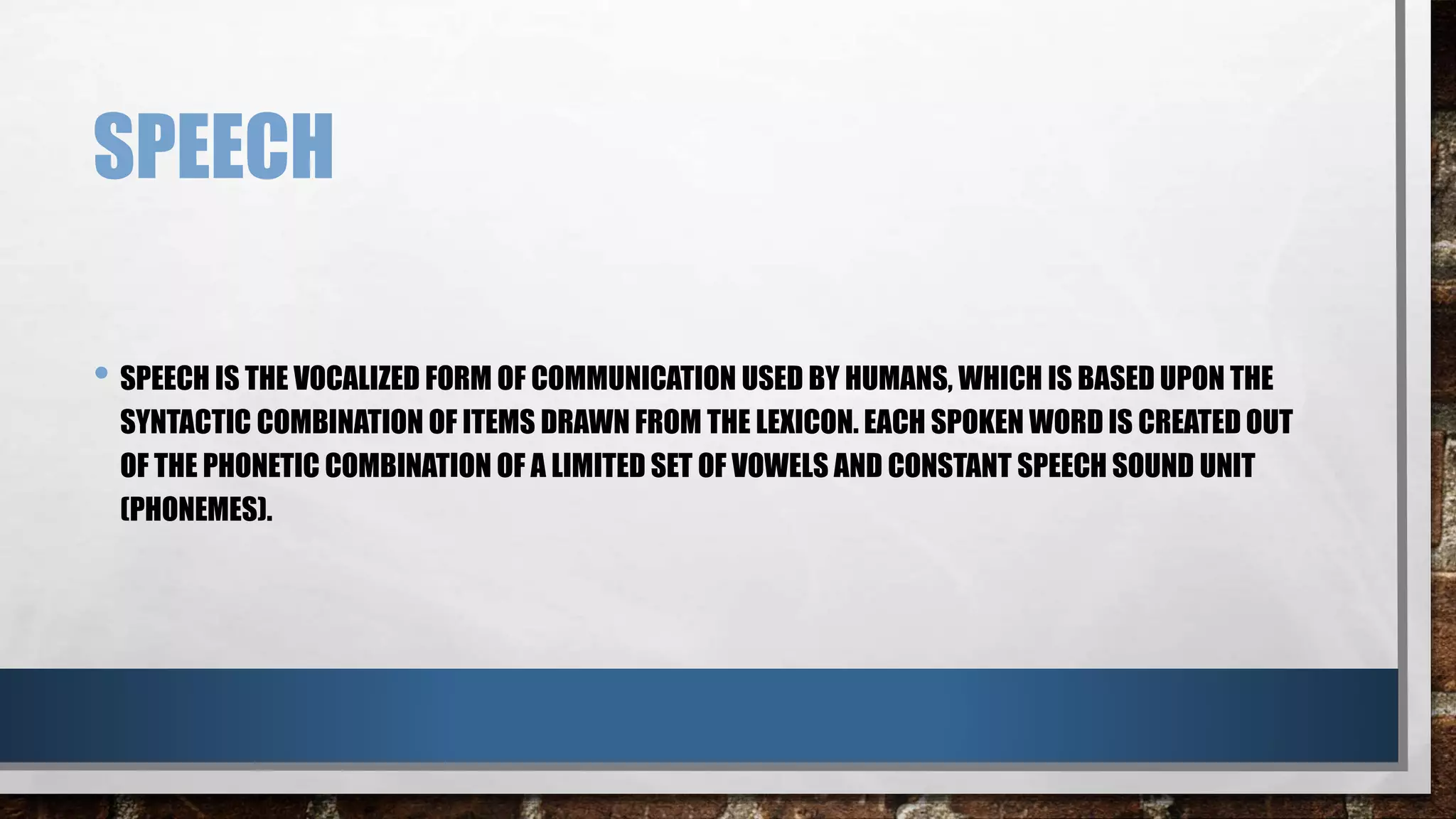 Memorized speech | PPTX