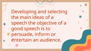 Memorized Speech in Oral Communication in context | PPTX