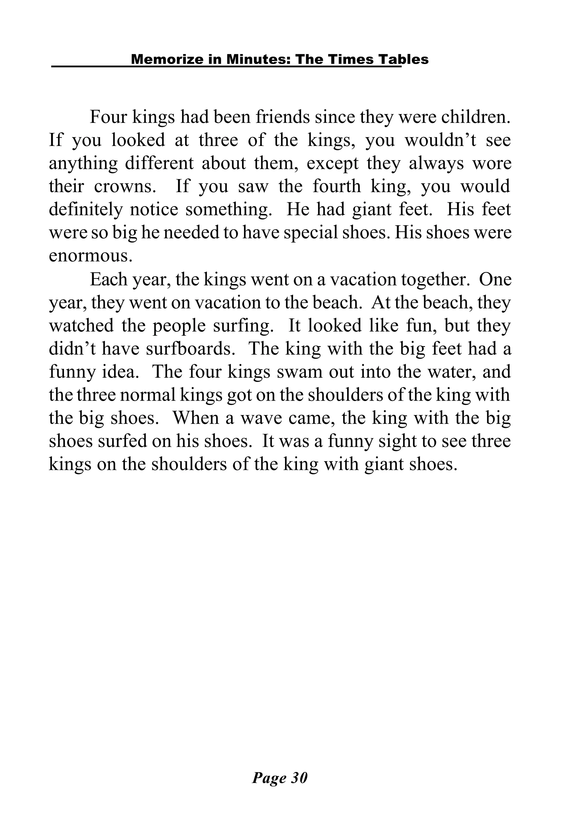 Memorize Your Multiplication Tables | PDF