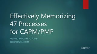Memorizing 47 processes v2 | PPT