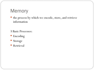 Memory | PPT