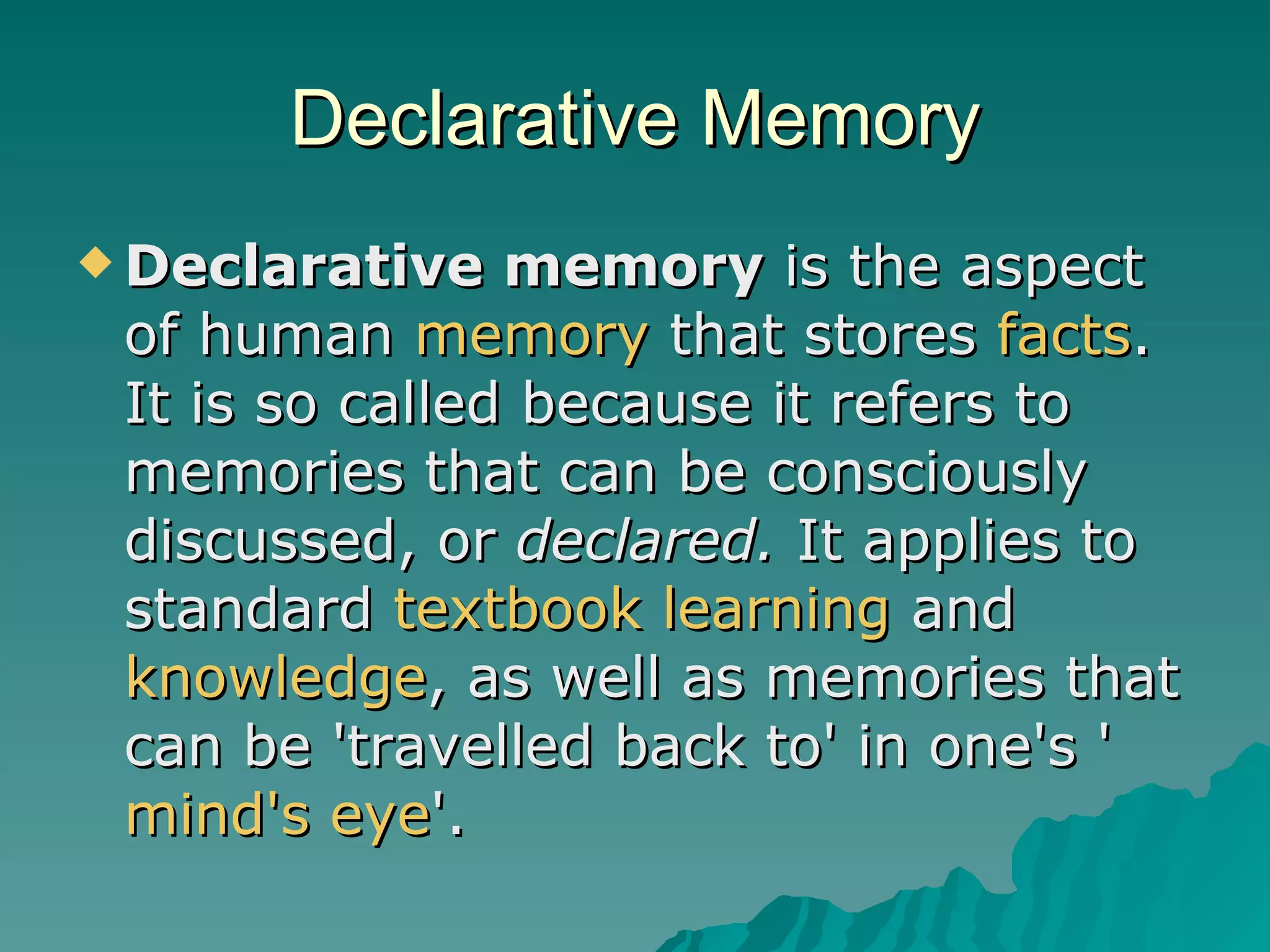 Memory | PPT