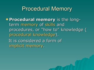 Memory | PPT
