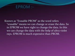 Computer Memory | PPT