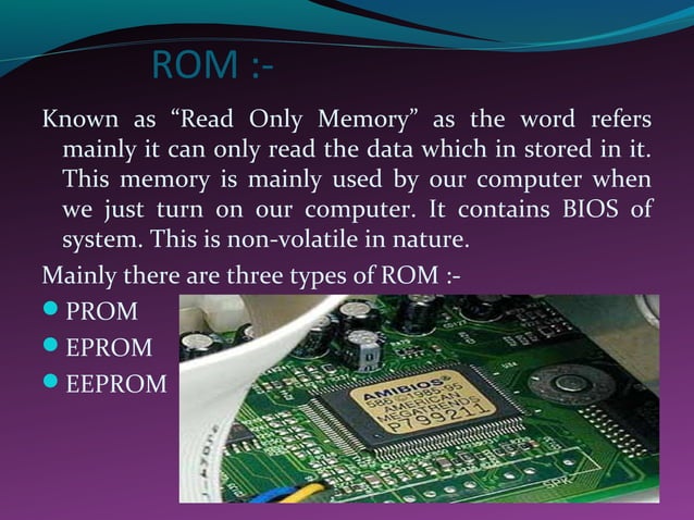 Computer Memory | PPT | Computing | Technology & Computing