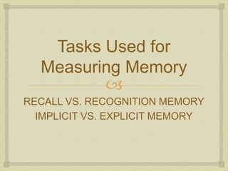 MEMORY | PPT