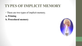 Implicit Memory Priming