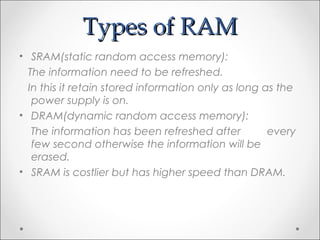 Memory | PPT