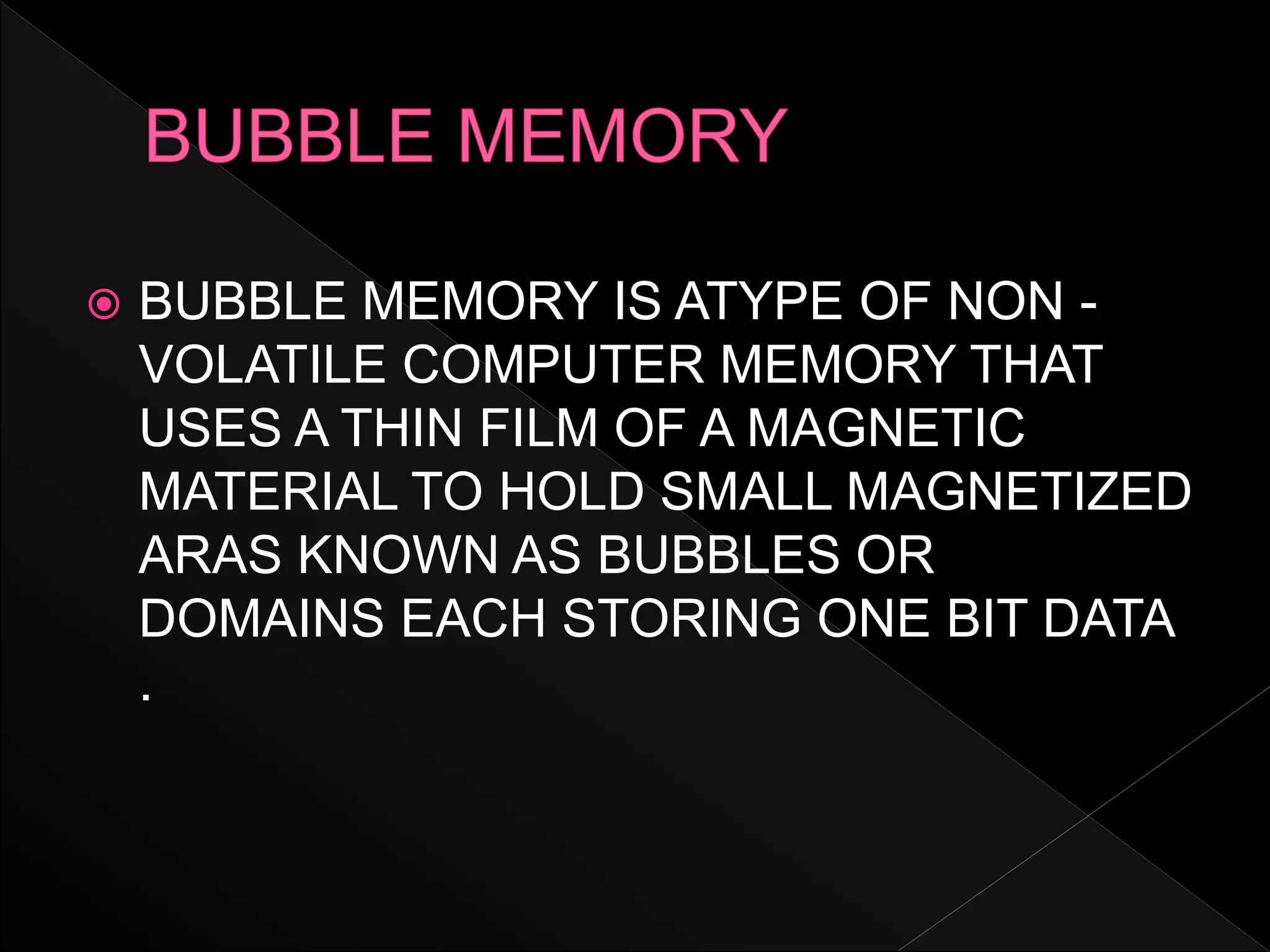 computer memory and its types | PPTX