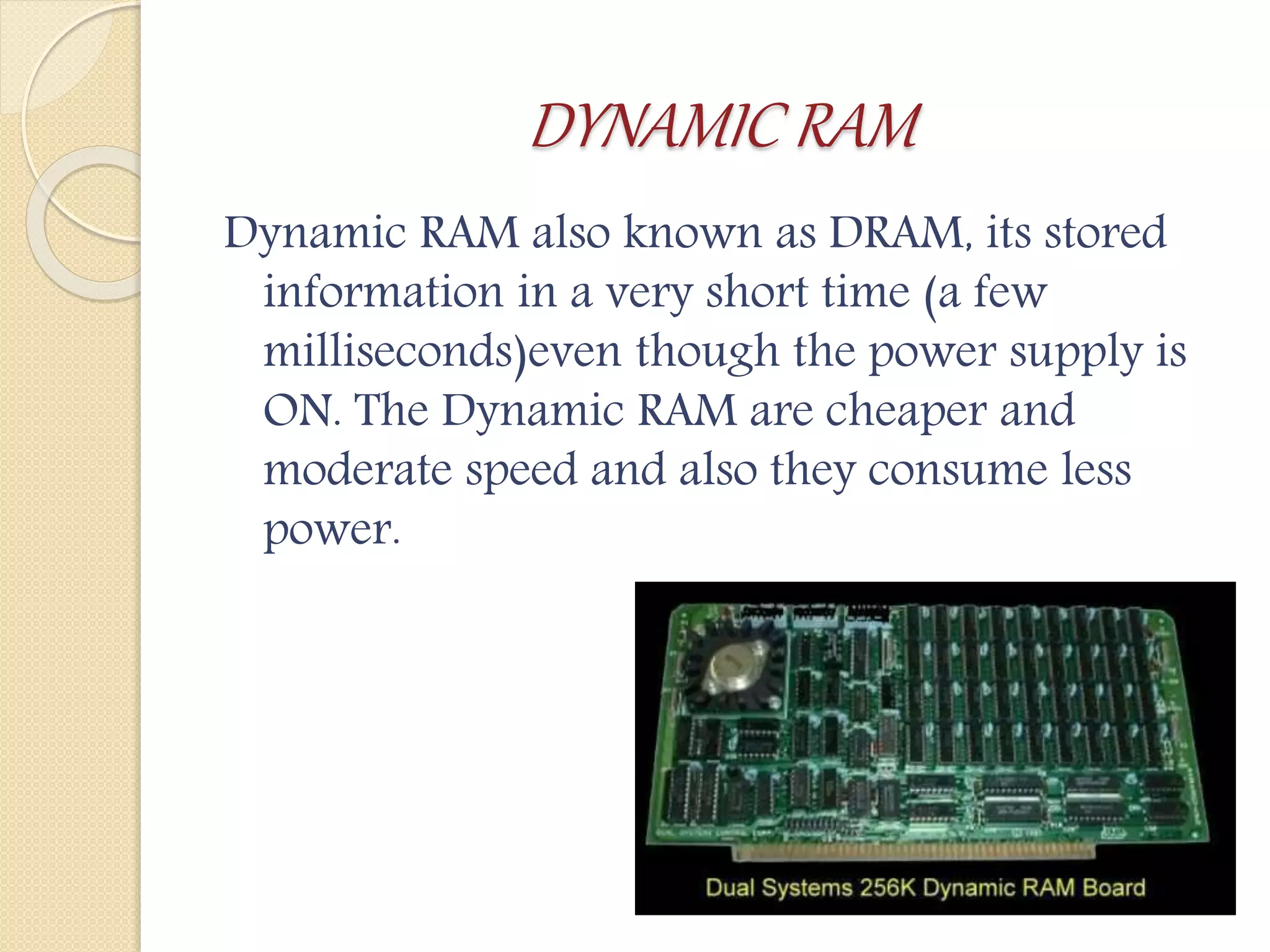 Memory / Storage Devices | PPTX