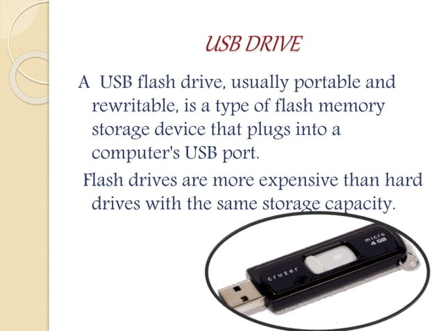 Memory / Storage Devices | PPTX