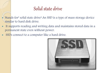 Memory / Storage Devices | PPTX