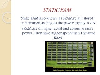 Memory / Storage Devices | PPTX